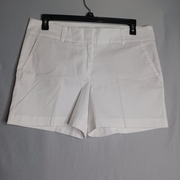 Talbots | Shorts | Talbots Shorts Womens 2 White Mid Rise Mid Length ...